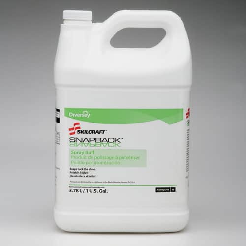SKILCRAFT SNAPBACK Spray Buff - 1 gal Bottles - Liquid Solution - 1 gal ...