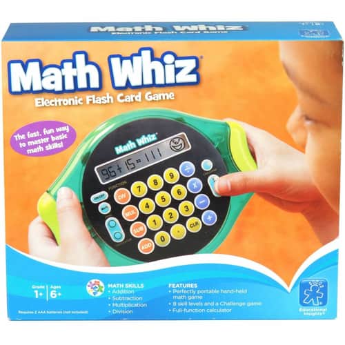 Handheld Math Whiz Game by Learning Resources® LRN8899 | OnTimeSupplies.com