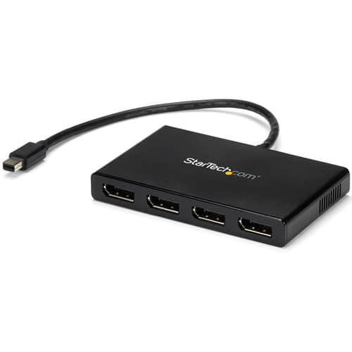 MST hub - Mini DisplayPort to 4x DisplayPort by StarTech.com STCMSTMDP124DP | OnTimeSupplies.com