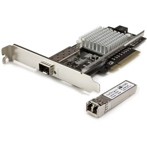 1-Port 10G SFP+ Fiber Optic Network Card - PCIe - Intel Chip - MM by ...