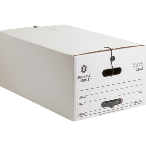 Medium Duty Legal Size Storage Box by Business Source BSN26747 ...