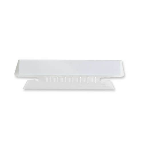 Plastic Clear Tabs by Business Source BSN43T | OnTimeSupplies.com