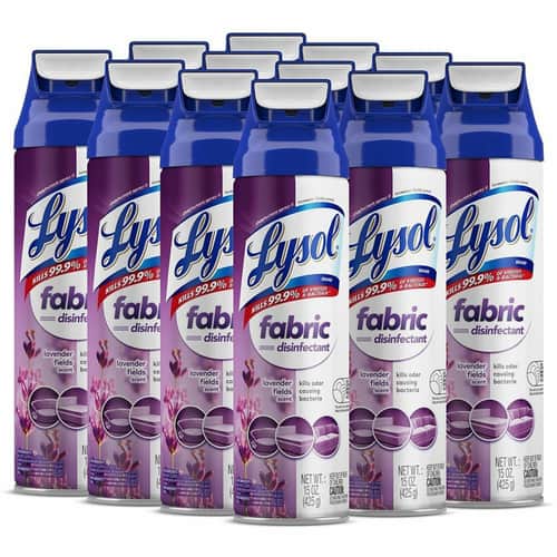 Fabric Disinfectant Spray by Lysol RAC94121CT | OnTimeSupplies.com