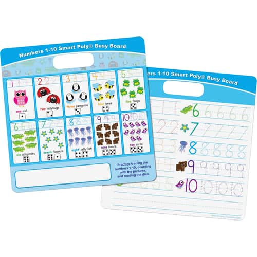 Numbers 1 - 10 Smart Poly Busy Board by Ashley ASH98001 ...