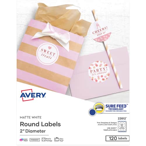 Easy Peel Multipurpose Label by Avery® AVE22612 | OnTimeSupplies.com