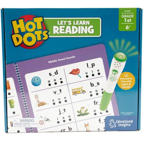 First Grade Activity Set Interactive Printed Book by Hot Dots LRN2447 ...