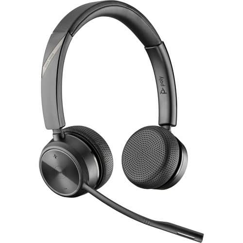 Savi 7220 Office Binaural Wireless Headset by Poly HEW7W6D5AA ...