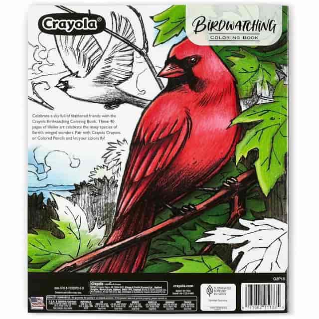 Bird Watching Coloring Book Printed Book by Crayola CYO041133 ...