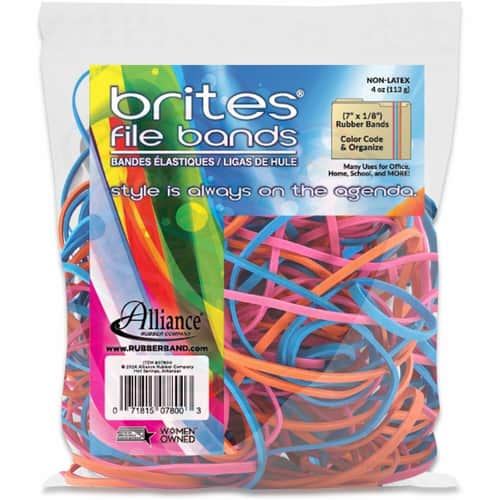 Brites File Bands by Alliance® ALL07800 | OnTimeSupplies.com