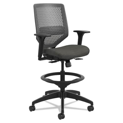 Solve Series ReActiv Back Task Stool by HON® HONSVSR1ACLC10T ...