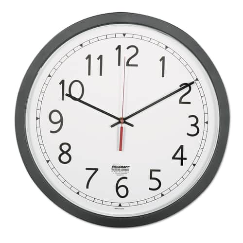 6645016238824 SKILCRAFT Quartz Wall Clock by AbilityOne® NSN6238824 ...