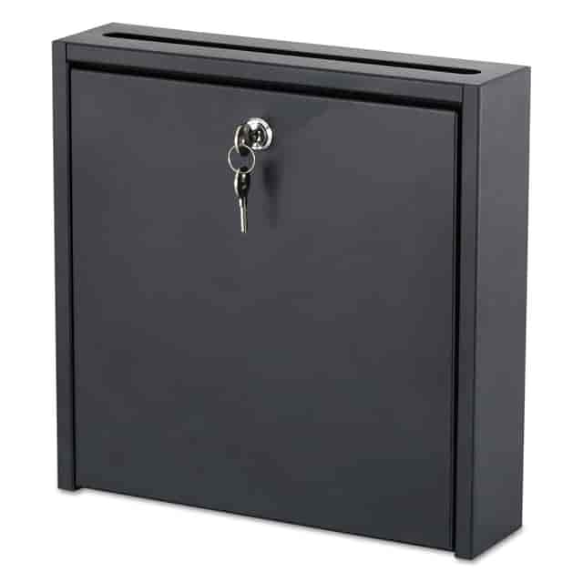 12 x 12" Wall-Mounted Inter-department Mailbox with Lock by Safco ...
