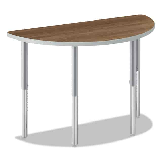 Build Half Round Shape Table Top by HON® HONSH3060ENPNCK ...