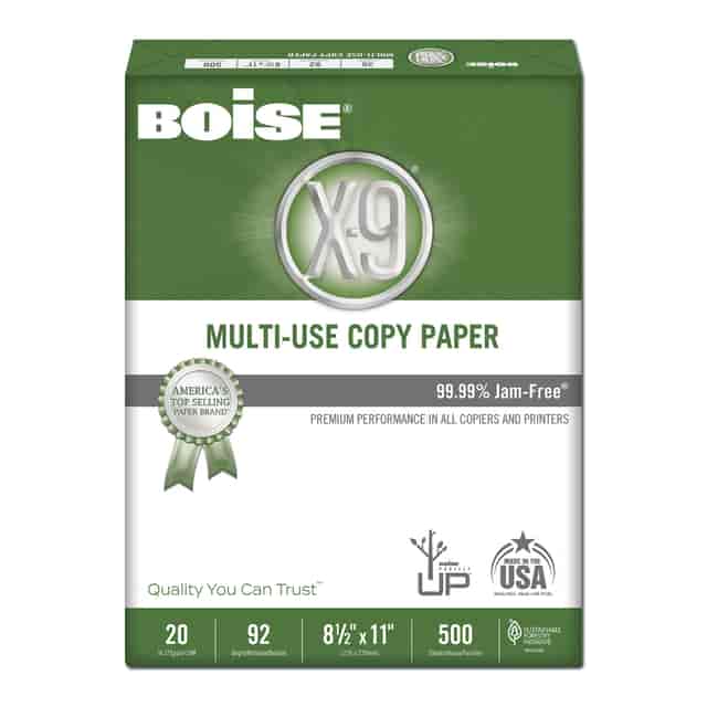 X-9 Multi-Use Copy Paper by Boise® CASOX9001JR | OnTimeSupplies.com