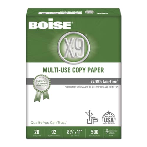 X-9 Multi-Use Copy Paper by Boise® CASOX9001JR | OnTimeSupplies.com