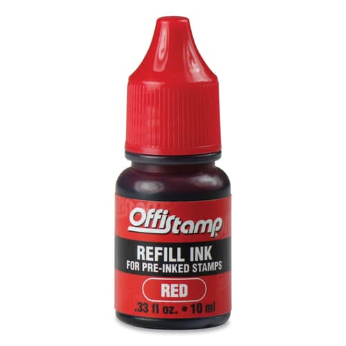 Refill Ink for Pre-Inked Stamps by Offistamp® MKG034517 ...