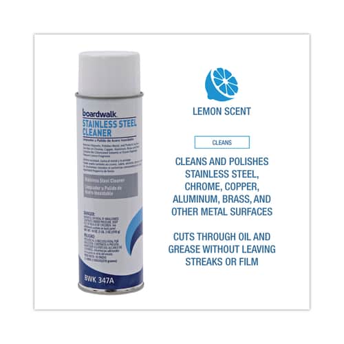 Stainless Steel Cleaner and Polish by Boardwalk® BWK347AEA ...