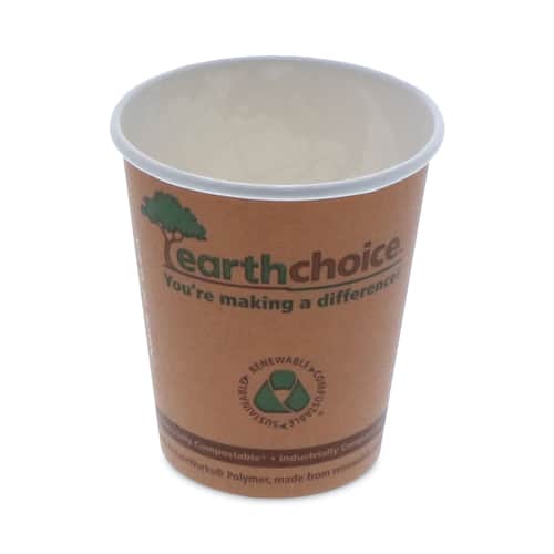 EarthChoice Compostable Paper Cup by Pactiv PCTDPHC8EC | OnTimeSupplies.com