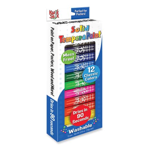Kwik Stick Tempera Paint by The Pencil Grip™ TPG602 | OnTimeSupplies.com