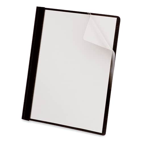 Clear Front Report Cover with Fasteners by Universal® UNV56116 ...