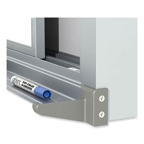 Horizontal Sliding Porcelain Magnetic Whiteboard by Ghent GHEHSM2410 ...