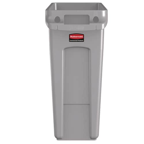Slim Jim Waste Container with Handles by Rubbermaid® Commercial ...