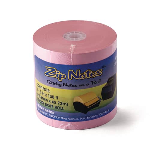 Dispenser Refill Roll by Zip Notes™ VCT0024 | OnTimeSupplies.com