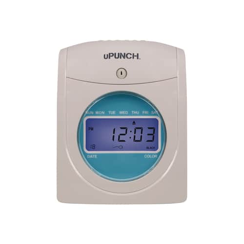 Digital Auto-Align Punch Time Clock Bundle by uPunch™ PPZSB1200 ...