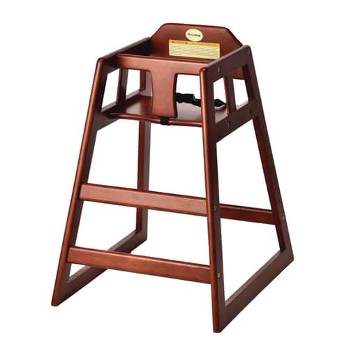 Wooden Stackable High Chair by Alpine ALHALP41201MA | OnTimeSupplies.com