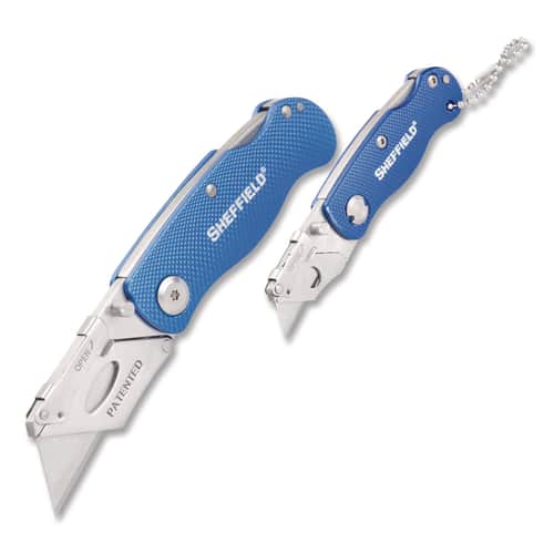 Folding Lock Back Utility Knife Set by Sheffield GNS12117 ...