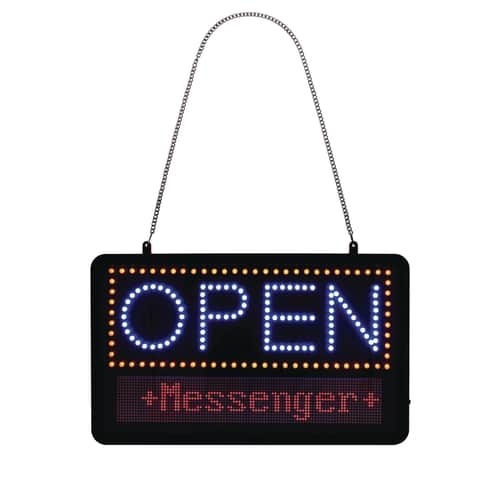 LED Programmable Message Board Open Sign by Alpine ALHALP49710 ...