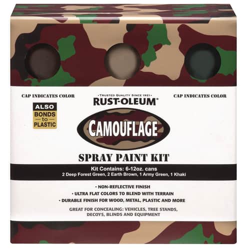 Camouflage 2X Ultra Cover Assorted Spray Paint Kit by Rust-Oleum ...