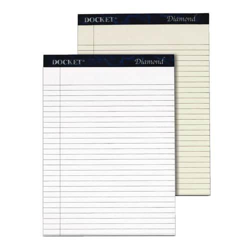 Docket Diamond Ruled Pads by TOPS TOP63975 | OnTimeSupplies.com