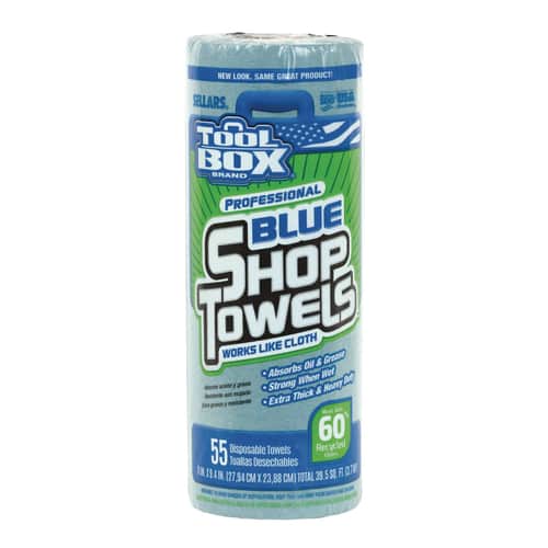 TOOLBOX Blue Shop Towels by Sellars® SLR54400 | OnTimeSupplies.com