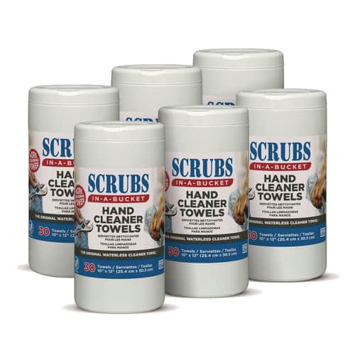 Hand Cleaner Towels by SCRUBS® ITW42230CT | OnTimeSupplies.com