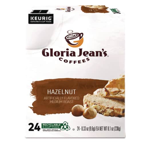Hazelnut Coffee K-Cups by Gloria Jean's® DIE60051052 | OnTimeSupplies.com