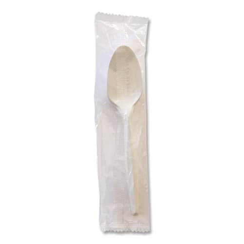 Heavyweight Wrapped Polystyrene Cutlery by Boardwalk® BWKSPOONWHPS ...