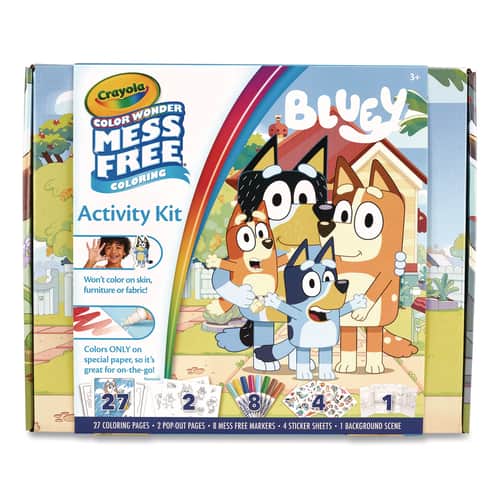 Bluey Color Wonder Activity Kit by Crayola® CYO757161 | OnTimeSupplies.com