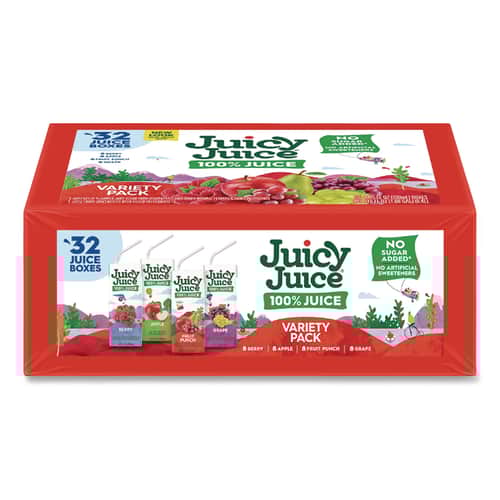 Juice Box Variety Pack by Juicy Juice® JUJ2730145 | OnTimeSupplies.com