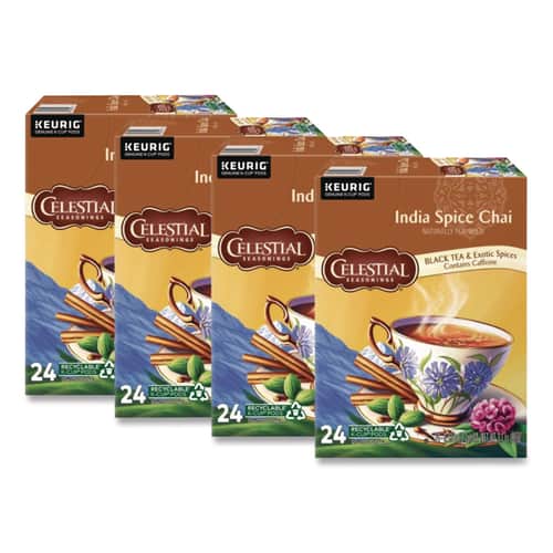 India Spice Chai Tea K-Cups by Celestial Seasonings® GMT14738CT ...