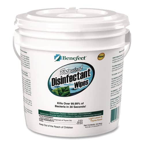 Botanical Disinfectant Wipes by Benefect® BEF20376 | OnTimeSupplies.com