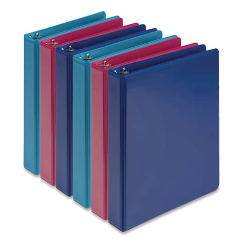 Economy Round Ring View Binders by Samsill® SAMMP28609 | OnTimeSupplies.com