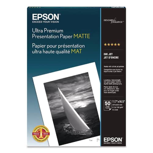 Ultra Premium Matte Presentation Paper by Epson® EPSS041343 ...