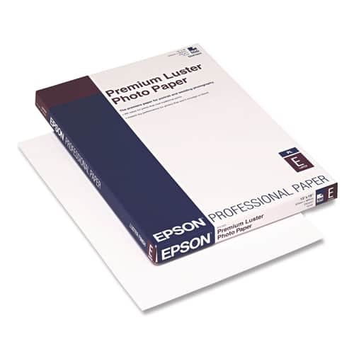 Premium Luster Photo Paper by Epson® EPSS041604 | OnTimeSupplies.com