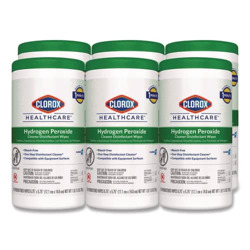 Hydrogen Peroxide Cleaner Disinfectant Wipes by Clorox® Healthcare ...