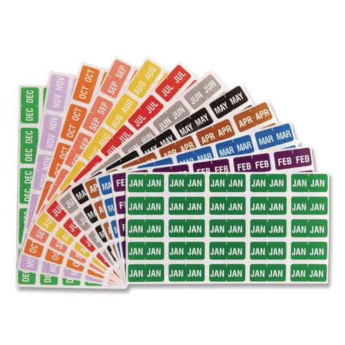 Monthly End Tab File Folder Labels by Smead® SMD67450 | OnTimeSupplies.com