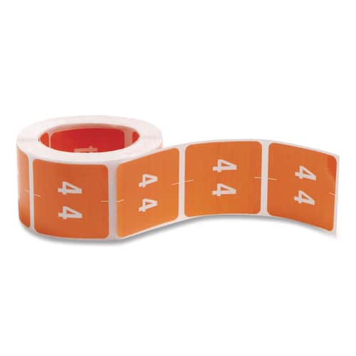 Numerical End Tab File Folder Labels by Smead® SMD67424 ...