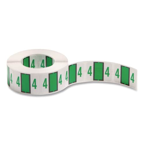 Numerical End Tab File Folder Labels by Smead® SMD67374 ...