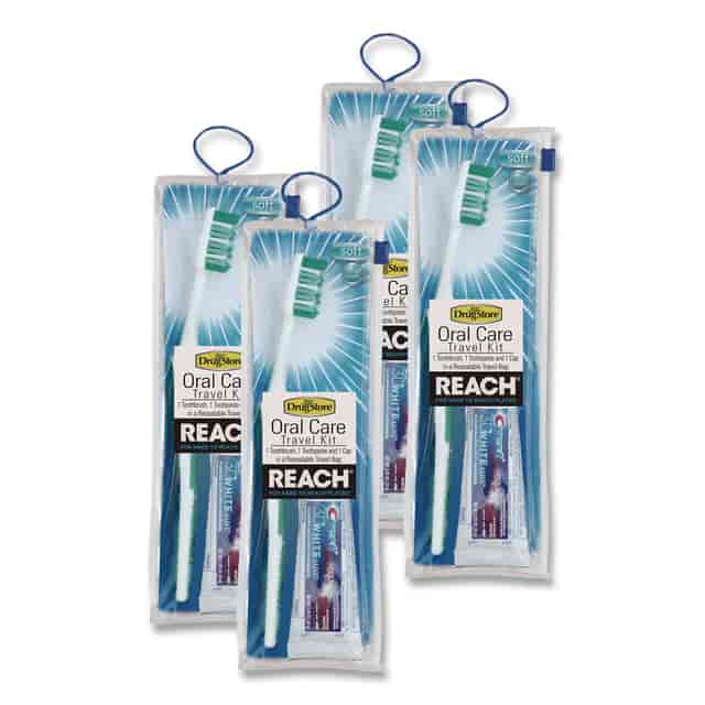 Oral Care Kit. Toothbrush/Toothpaste in Resealable Pouch by Lil ...
