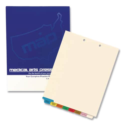 Top Tab Medical Chart Indexes by Medical Arts Press® MAQ30228 ...